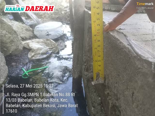 Jaling Kp. Babelan Dikerjakan Asal-Asalan Dan Tidak Sesuai Spesifikasi ...